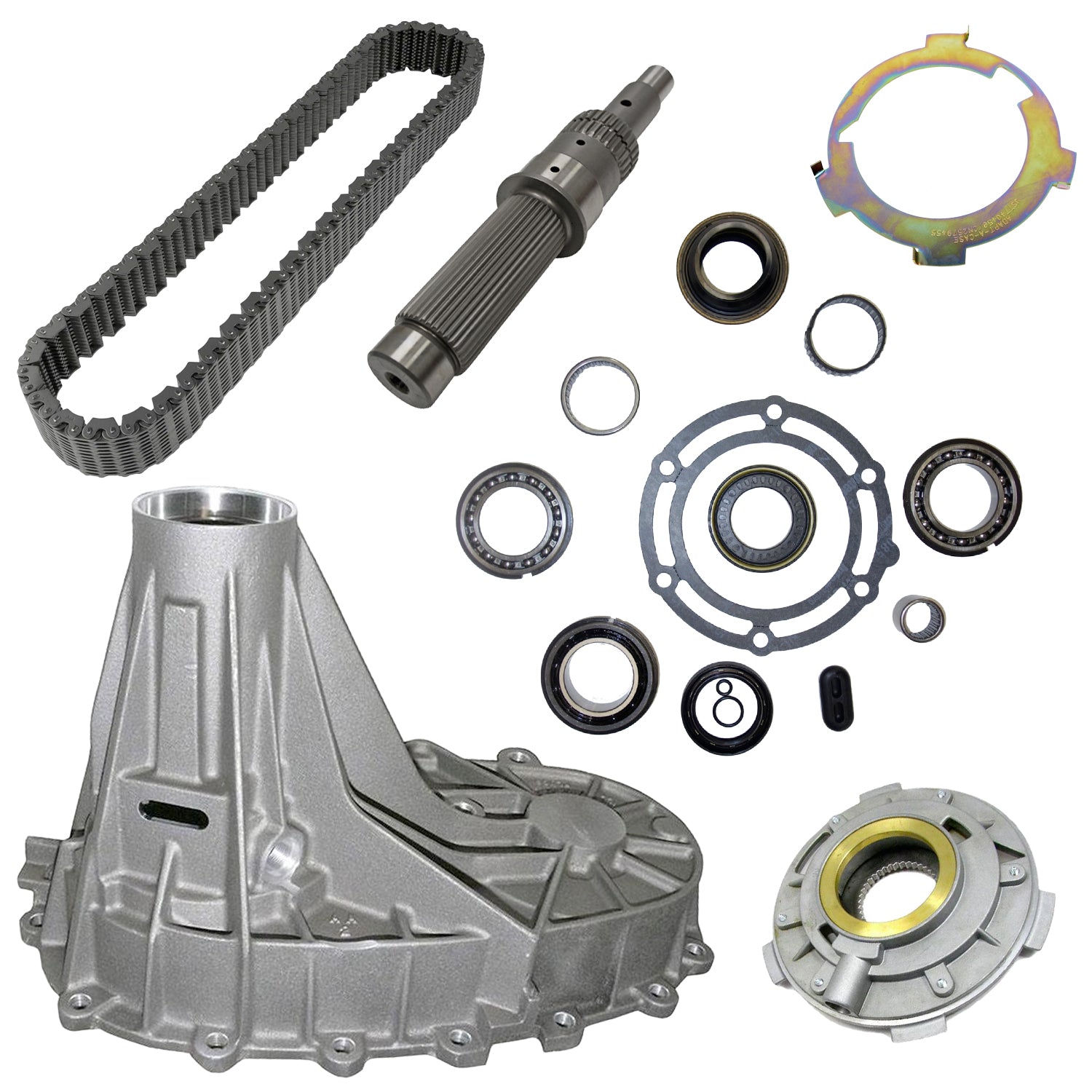 NP149 Transtar Transfer Case Half Rebuild Kit Bearings Chain Pump Shaf ...