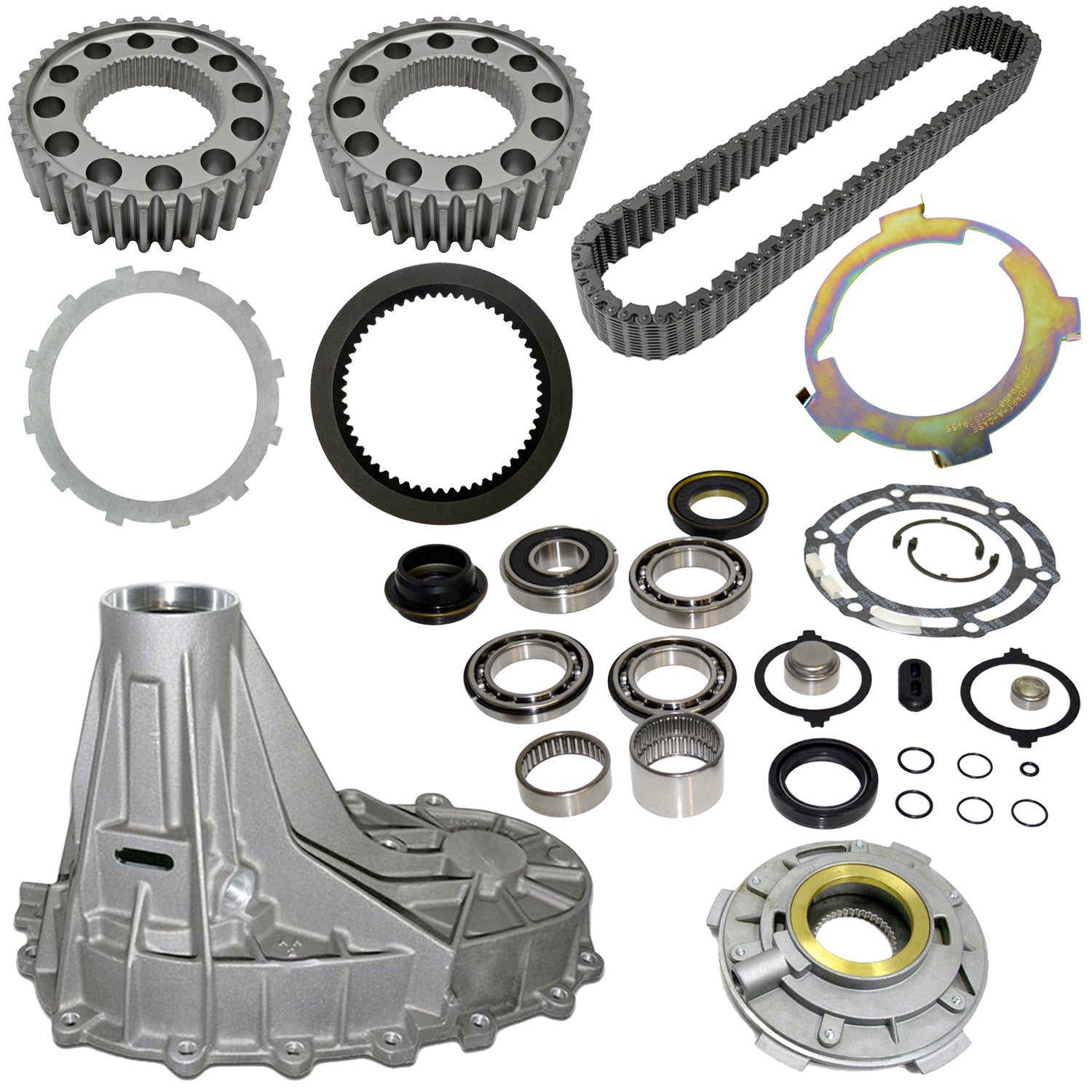 GM NP246 Transfer Case Half Rebuild Kit Chain Pump Sprocket Clutches S ...
