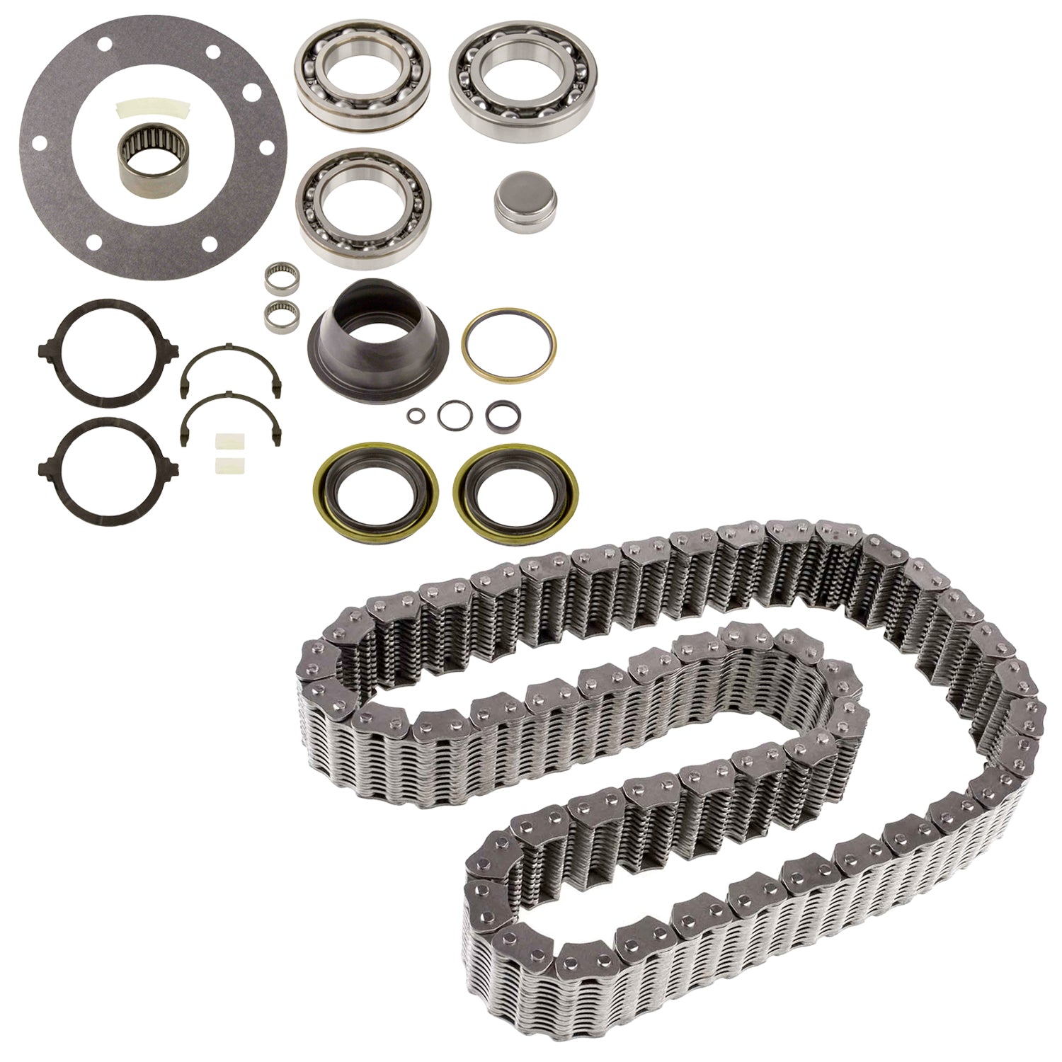 Dodge NP273 Transfer Case Rebuild Kit w/ Bearings Gaskets Seals and Bo ...