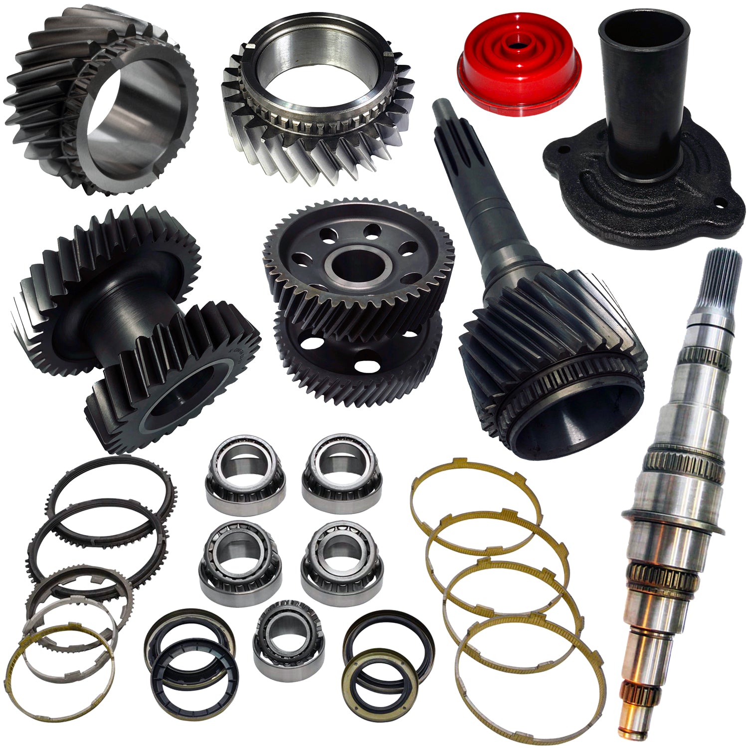 6.7L Cummins G56 Transmission Rebuild Kit w/ Bearings Synchros Retaine ...