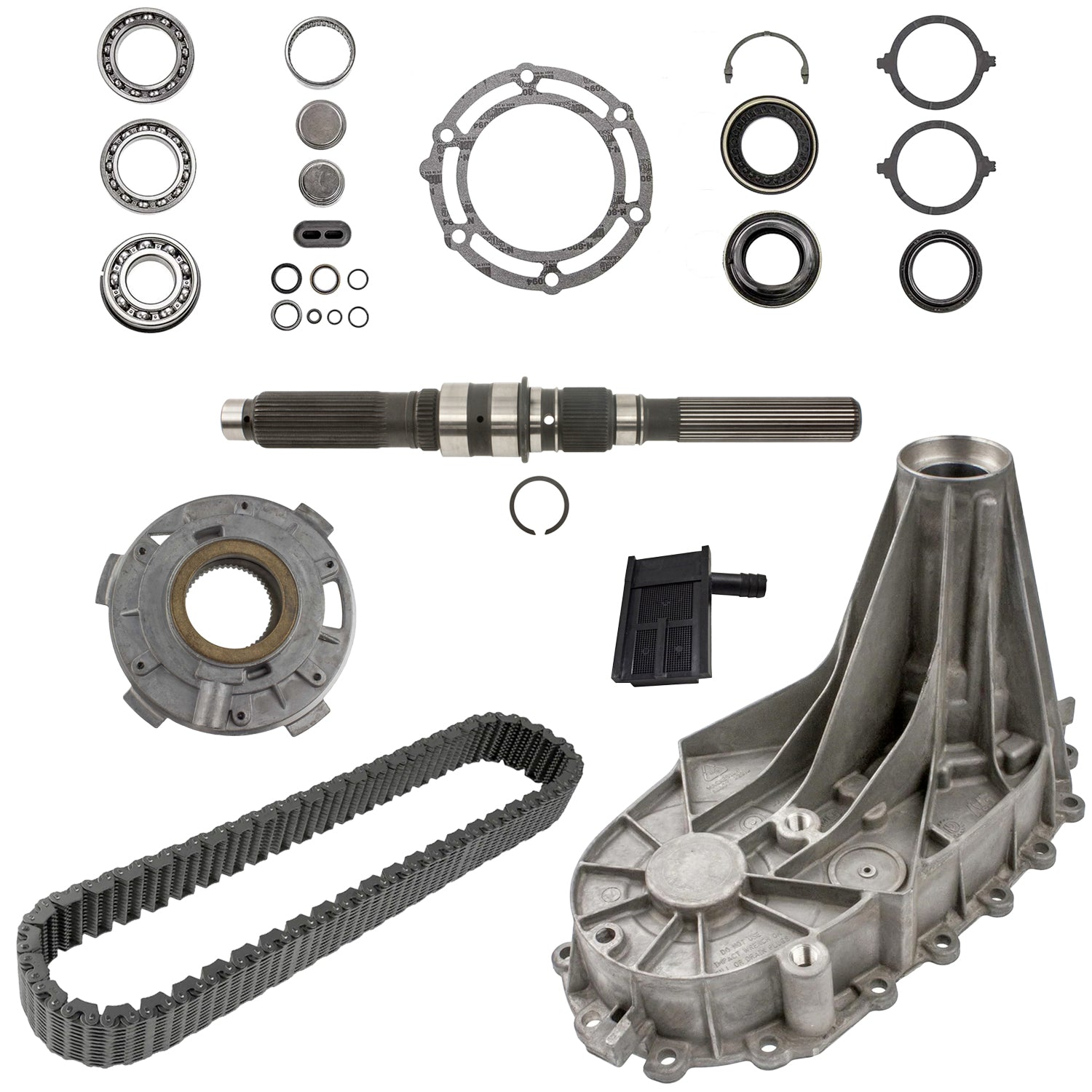 NP261HD Transfer Case Half Rebuild Kit w/ Bearings Chain Pump Main Sha ...