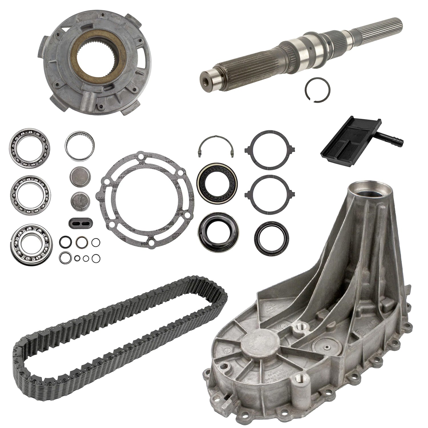 NP263LD Transfer Case Half Rebuild Kit w/ Bearings Chain Pump Main Sha ...