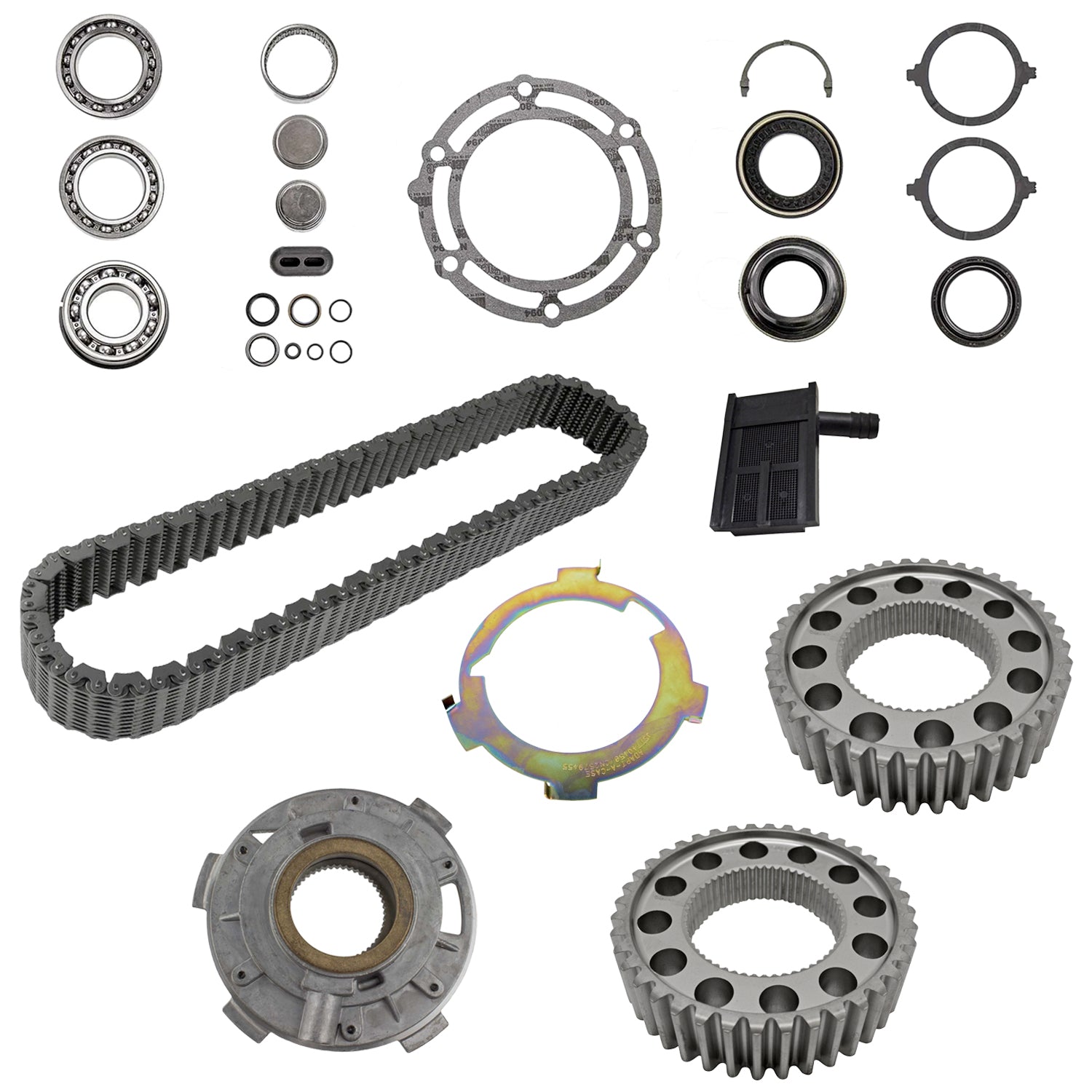 NP263XHD Transfer Case Rebuild Kit w/ Bearings Gaskets Seals Chain Pum ...