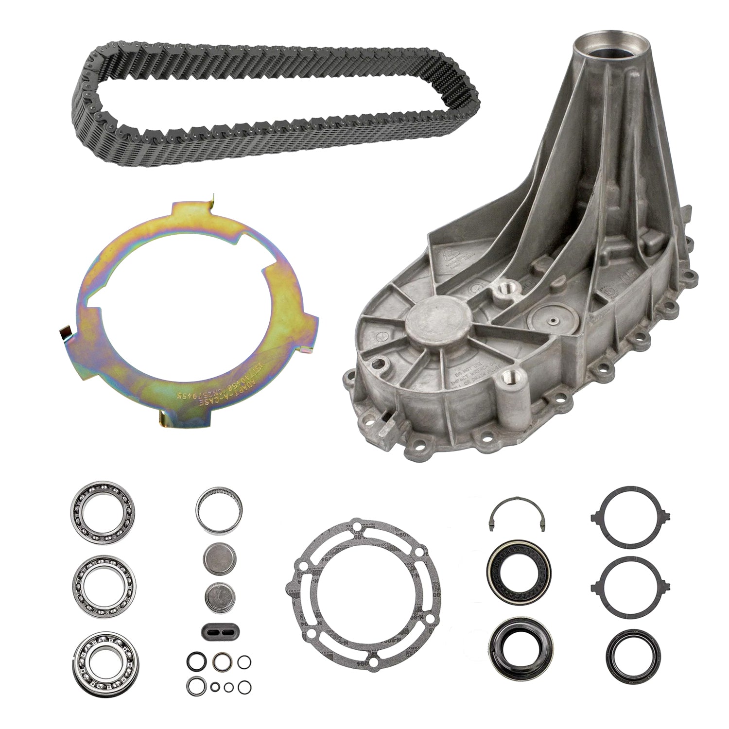 NP263XHD Transfer Case Rebuild Kit w/ Rear Half Bearings Gaskets Seals ...