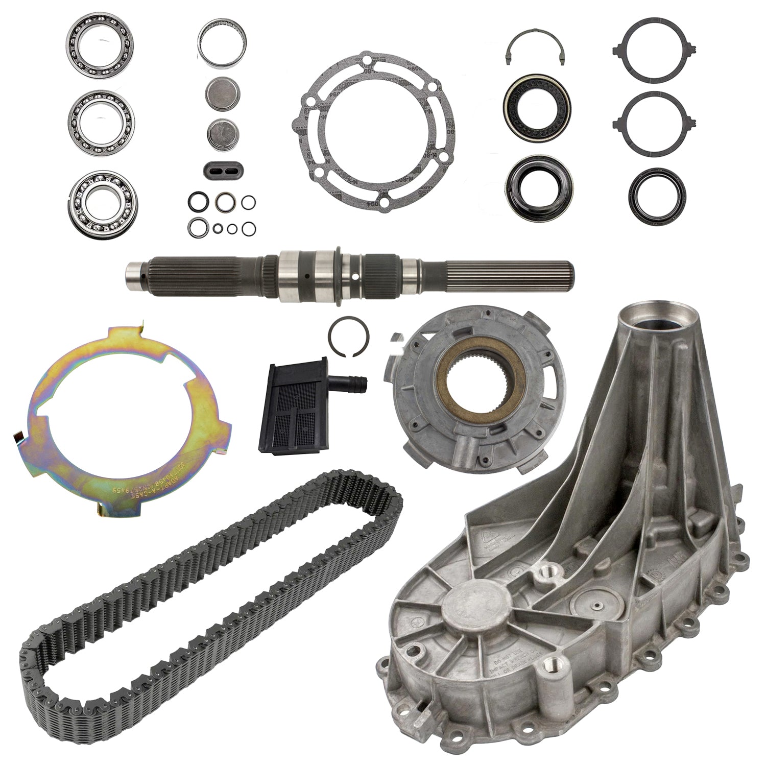 NP261XHD Transfer Case Half Rebuild Kit w/ Bearings Chain Pump Main Sh ...